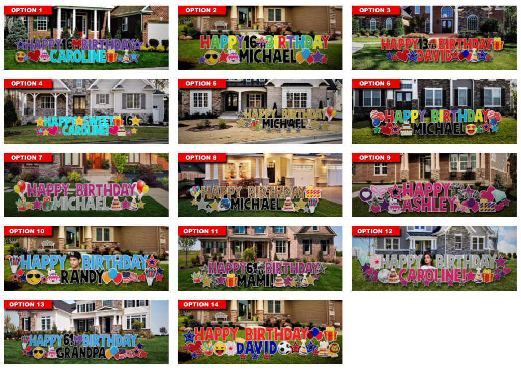 Custom Birthday Yard Signs - fotexprint.com - Blog - Printing Blog